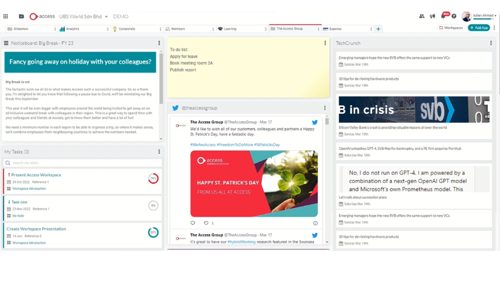 Access Workspace - Access products working seamlessly together
