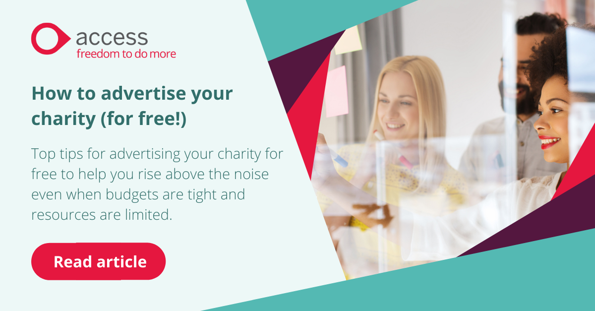 5 Tips for Advertising Your Charity | The Access Group