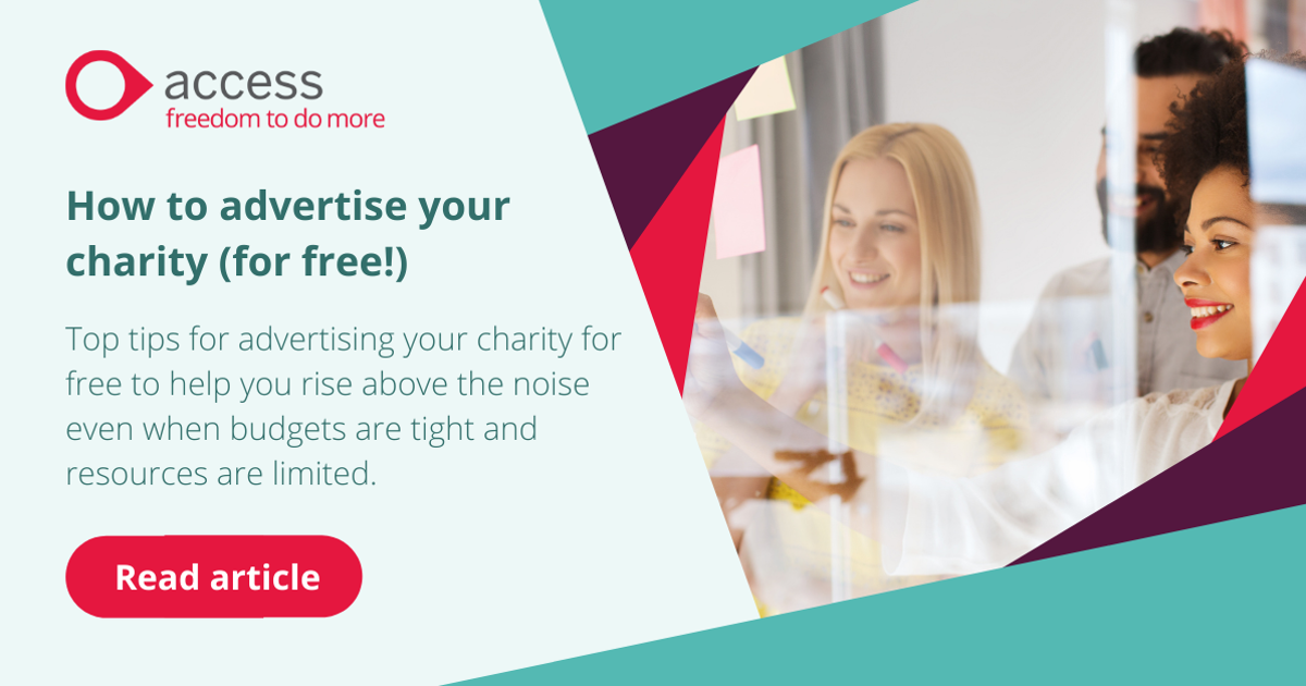 5 tips for charity advertising | The Access Group