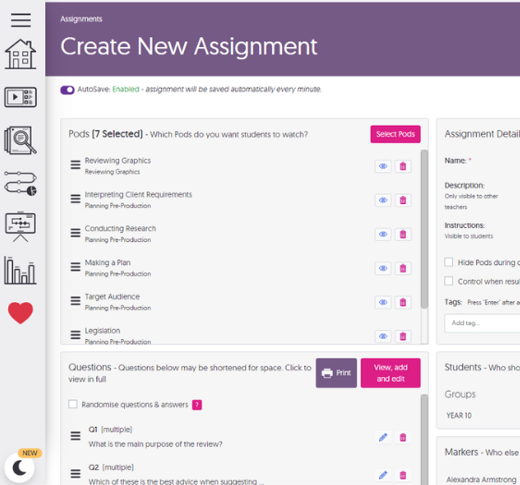 Online teaching resources, curriculum content and assessment platform ...