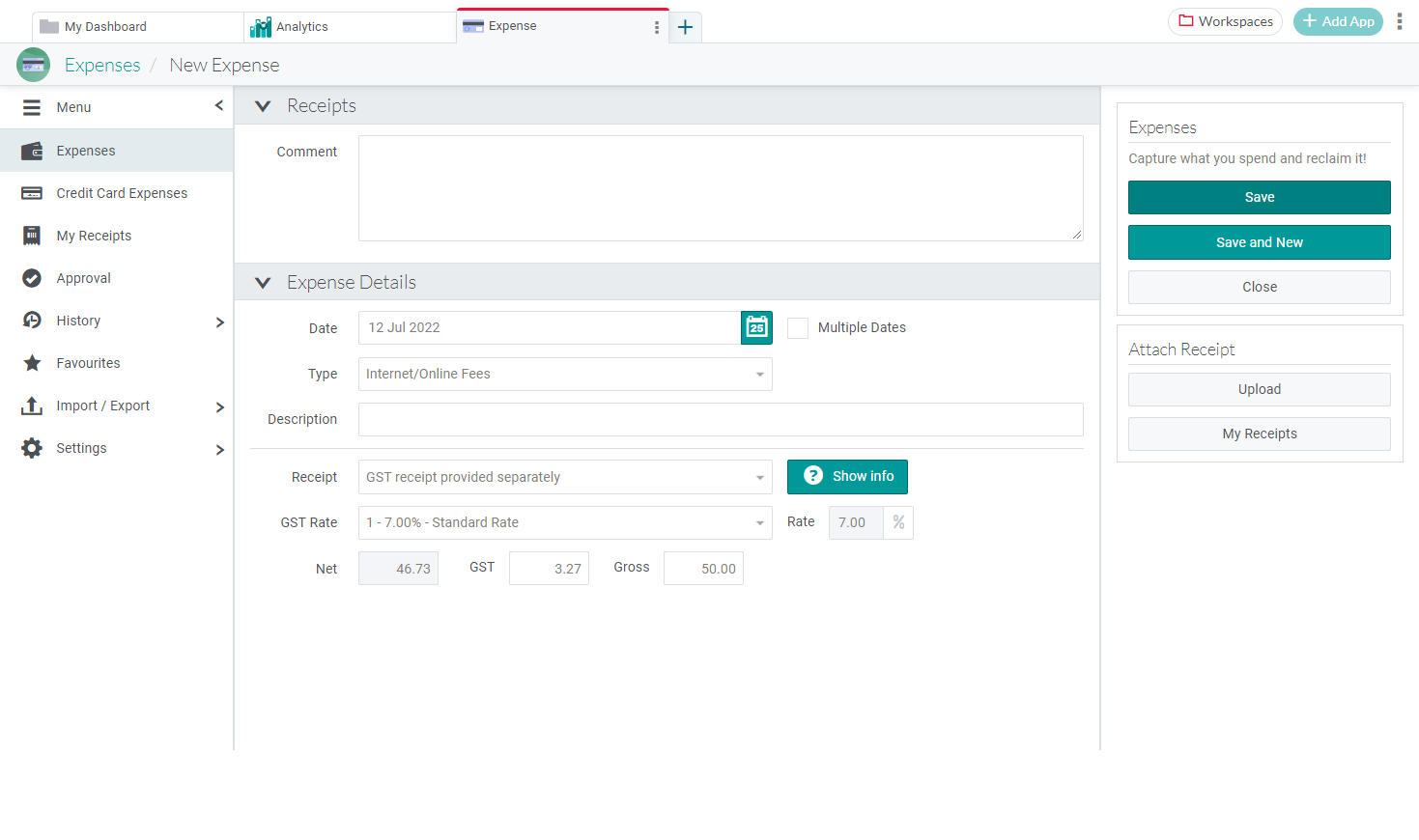 Simplify Expense Claims | Expense Management Software