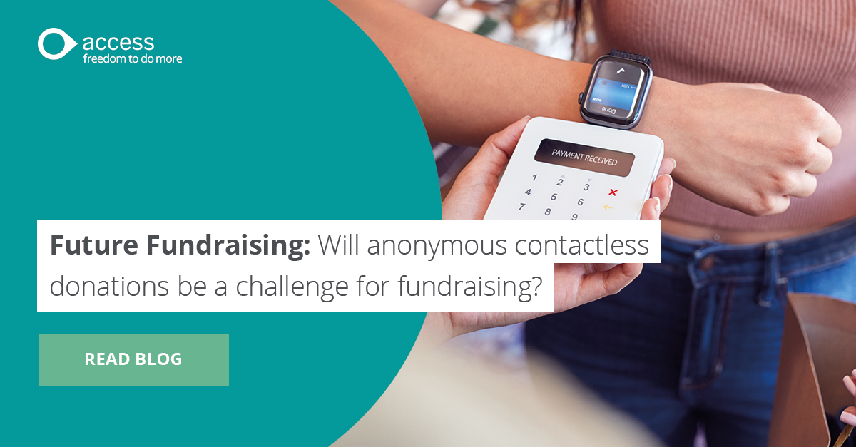 Will anonymous contactless donations become a challenge