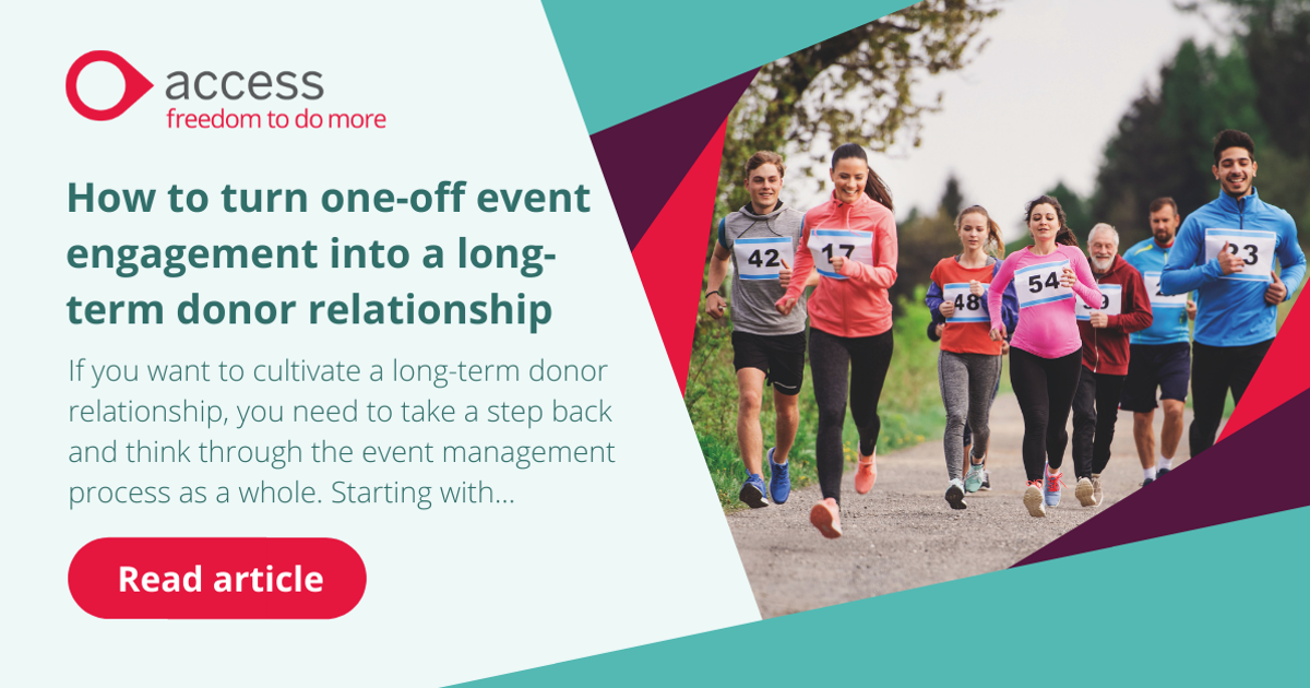 How to turn event engagement into long-term donor