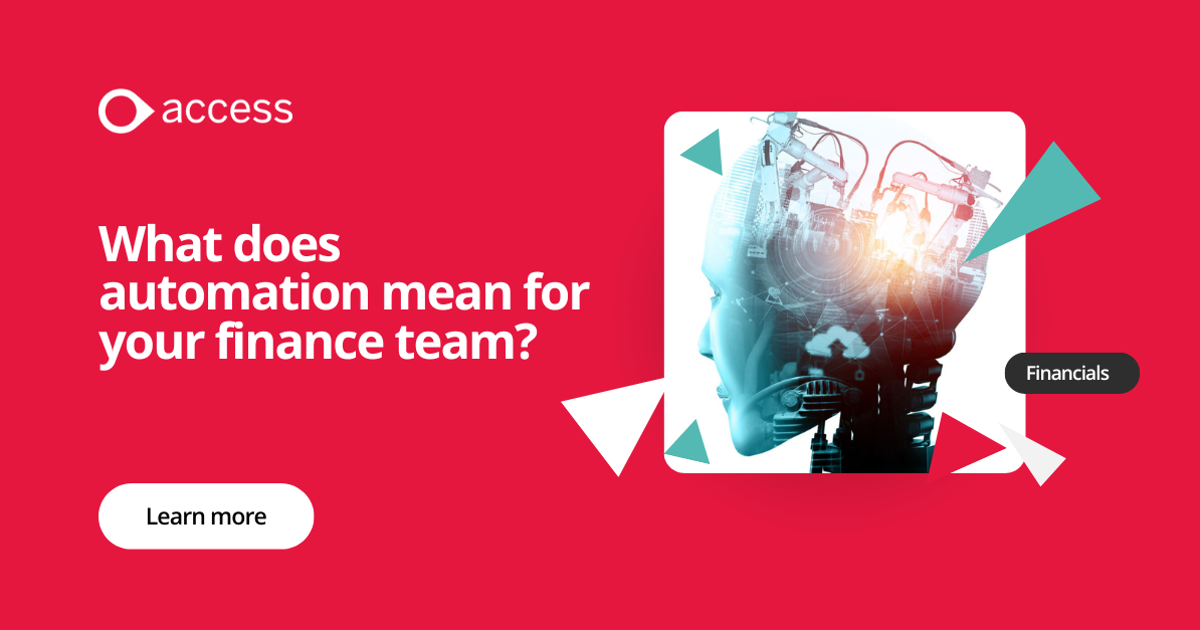 What does automation mean for your finance team? | The Access Group