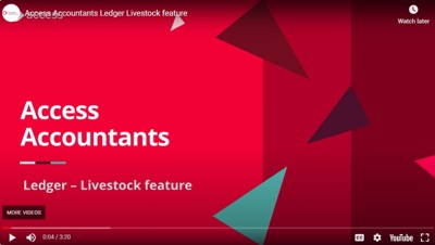 Access Ledger Livestock Feature
