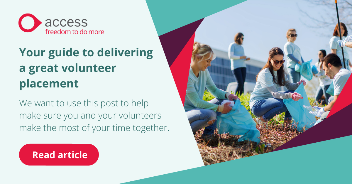 Your guide to delivering a great volunteer placement