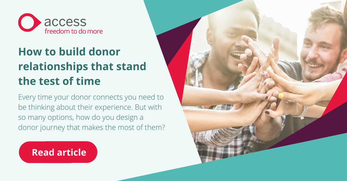 How to build donor relationships that stand the test of time