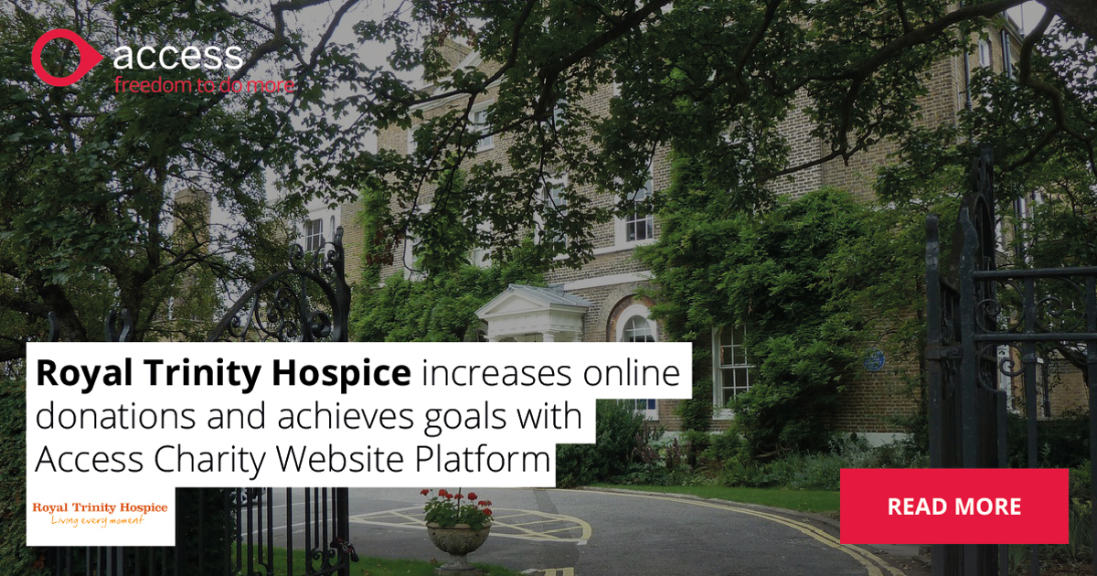 Royal Trinity Hospice case study | Access Charity Websites