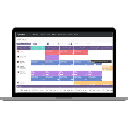 Rostering Software | Employee Roster & Scheduling Solution