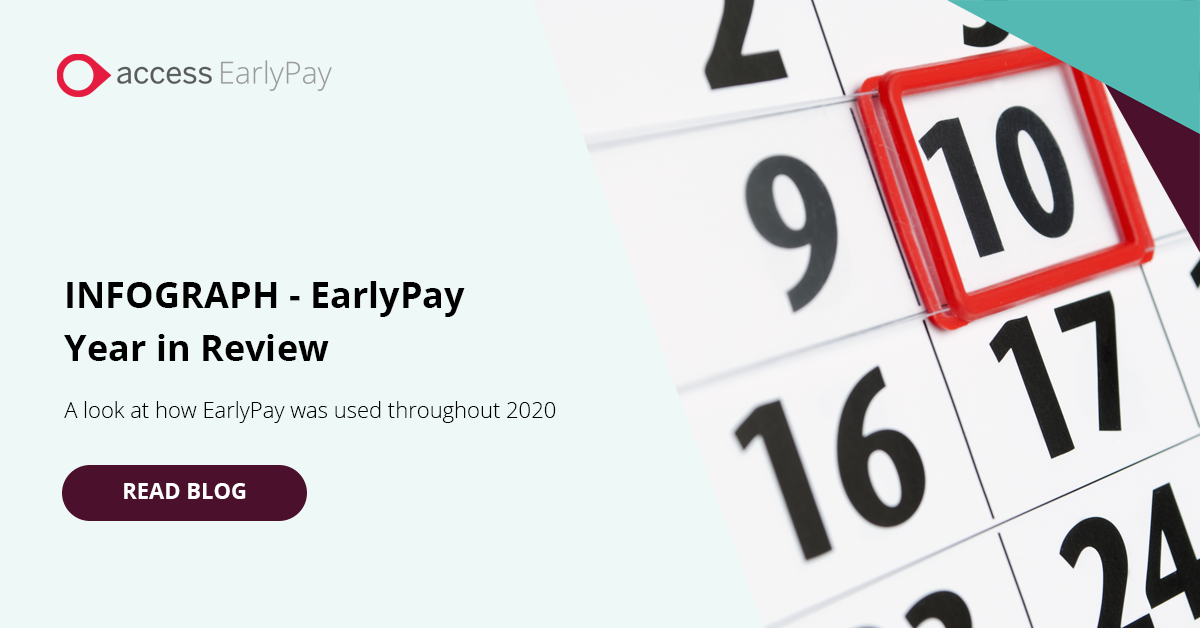 INFOGRAPH: Access EarlyPay 2020 - the year in review