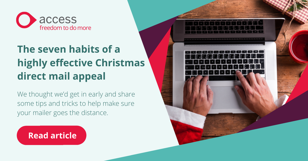 Seven habits highly effective Christmas direct mail appeal