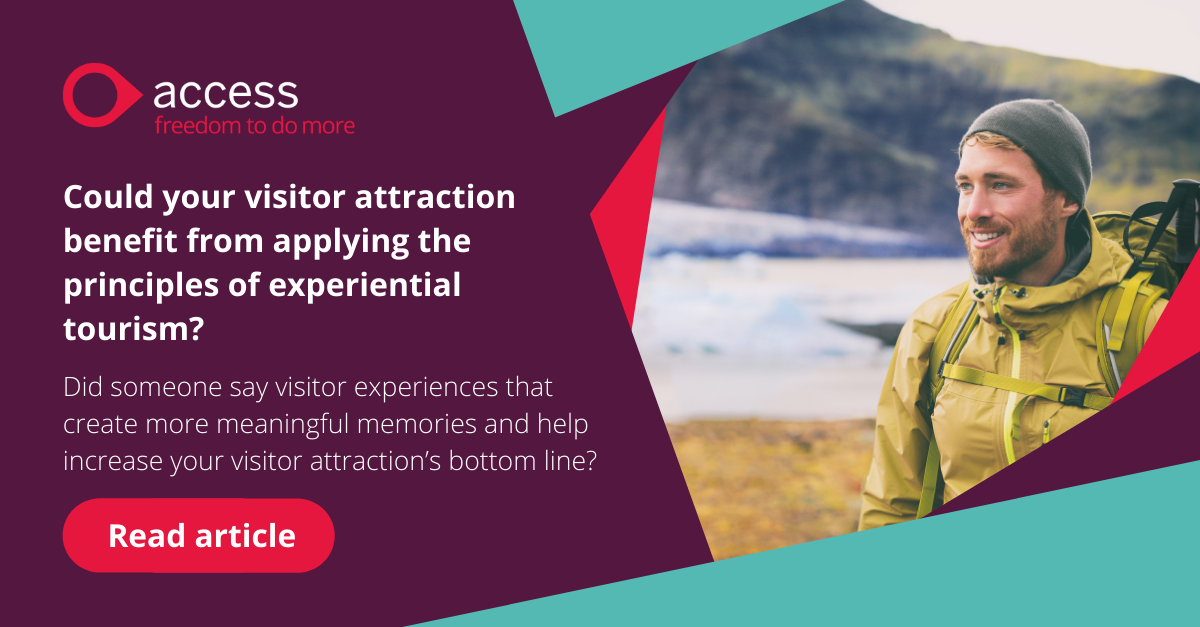 Visitor attraction benefit from experiential tourism