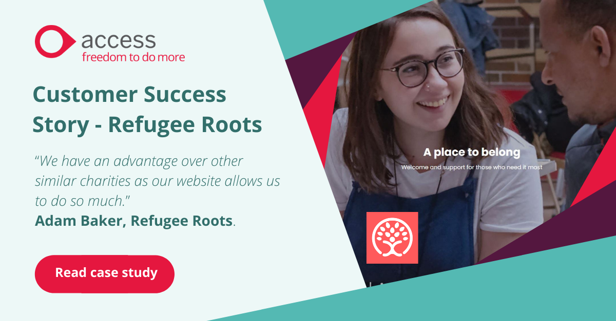 Refugee Roots | Access Charity Websites Case Study