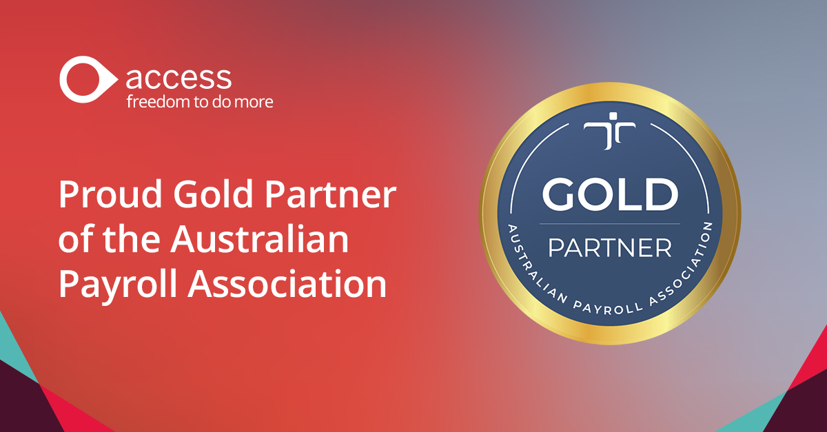 Access Group is now a Gold Partner of the Australian Payroll Association!