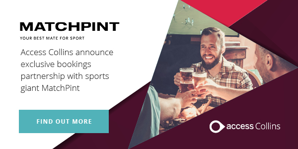 Access Collins exclusive bookings partnership MatchPint